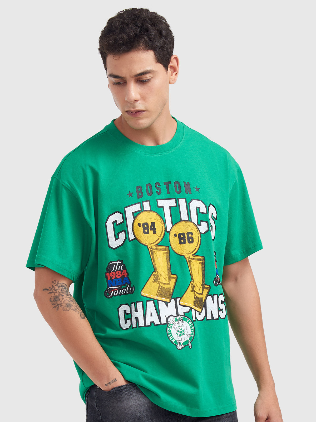 Boston Celtics Champions Oversized T-Shirt – Shop The Arena